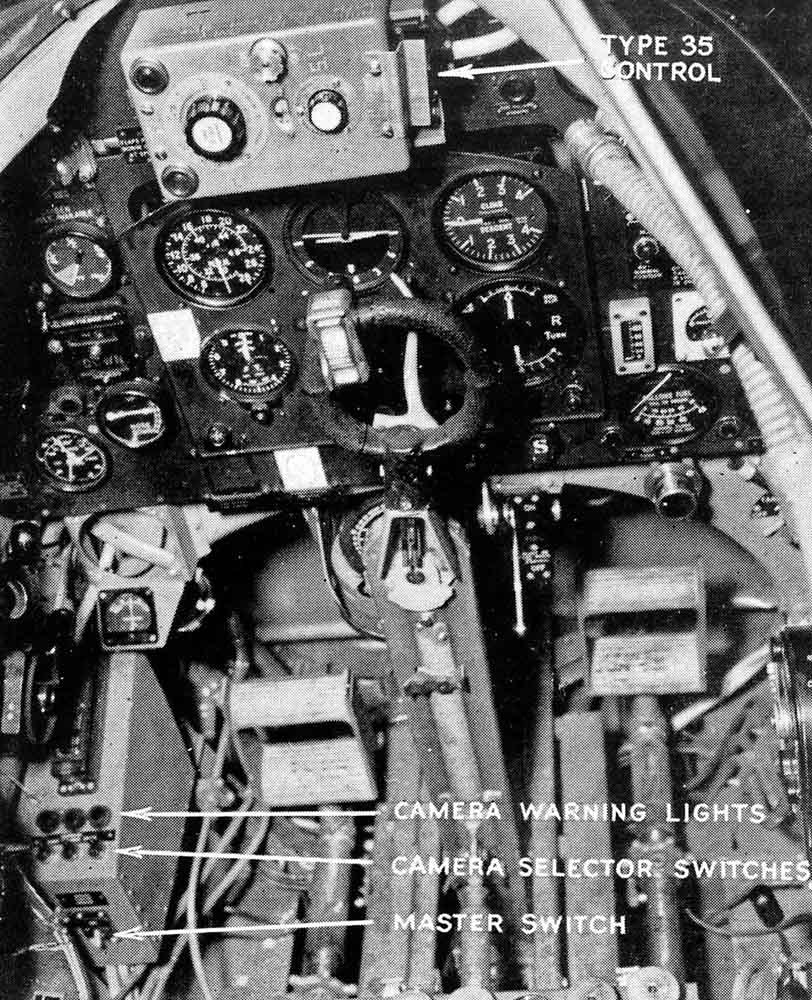 Spitfire controls – RAF Photographers Memorial