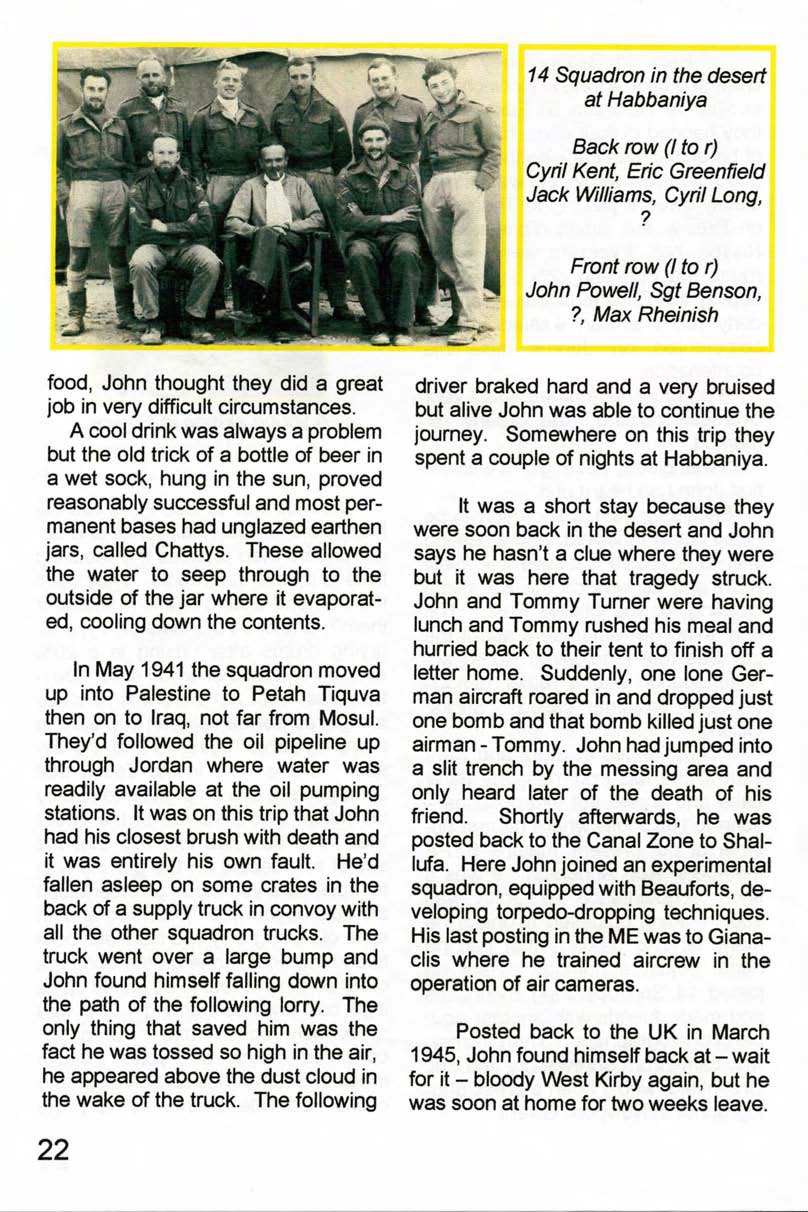 John Powell – RAF Photographers Memorial
