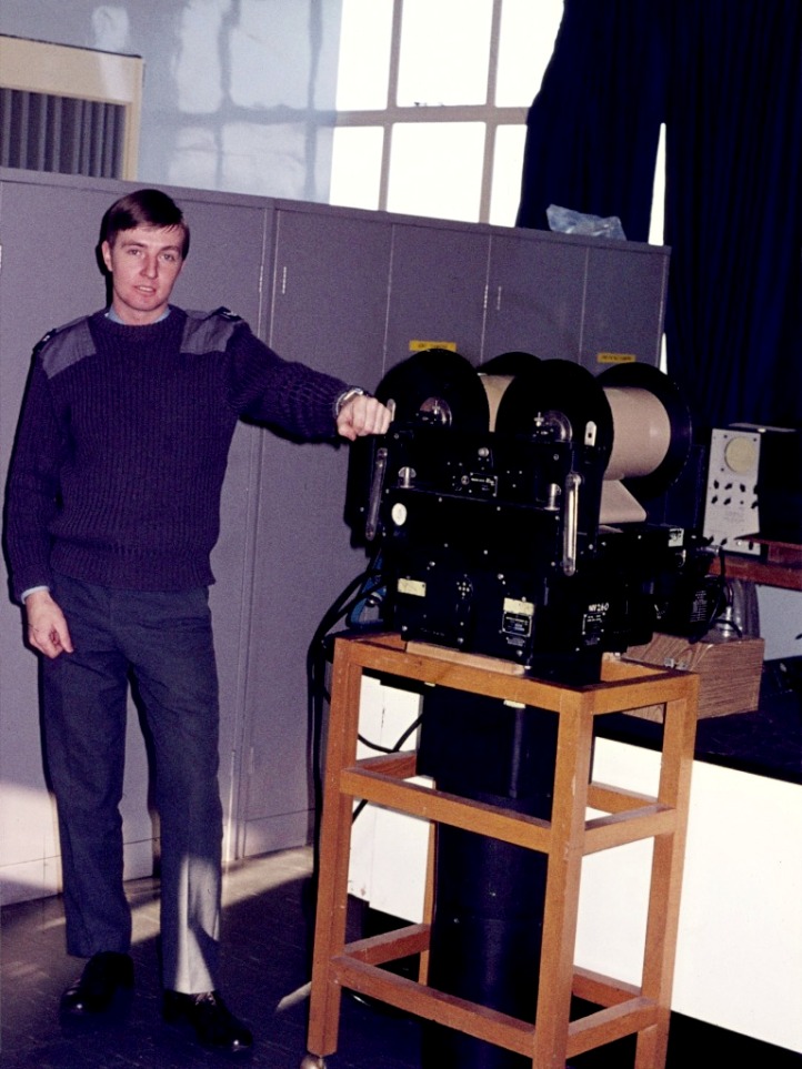 Pete Mears & F96 Camera RAF Cosford 1977 – RAF Photographers Memorial